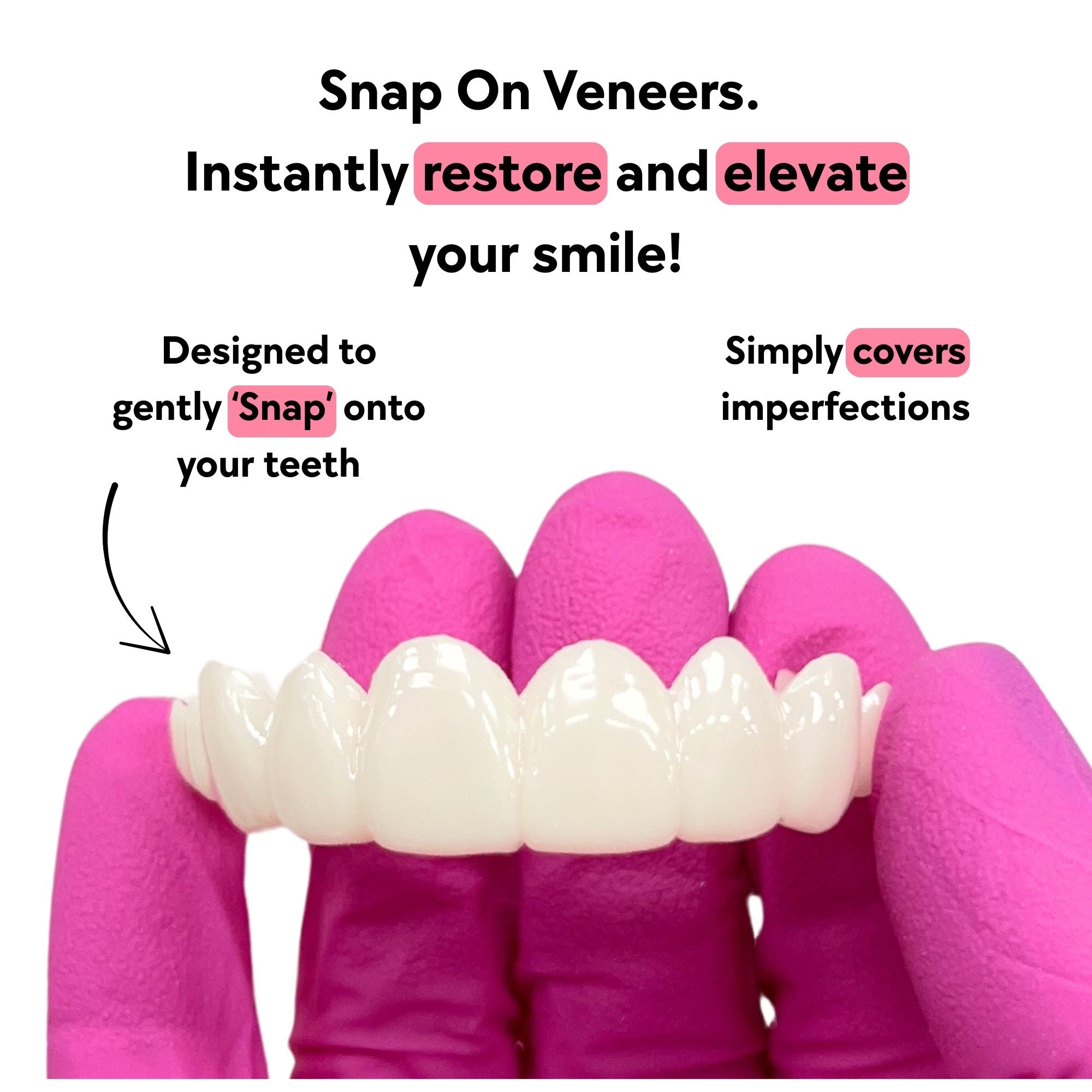 Snap-On Veneers Made in the USA | Affordable Removable Cosmetic Veneers ...